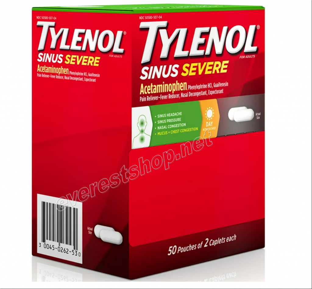 Tylenol Sinus Severe * 50×2 ct – Everest